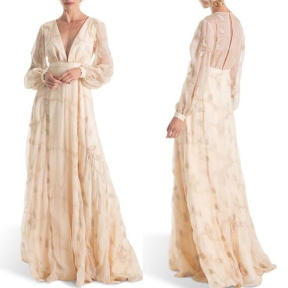 Joanna August | Dresses | Joanna August Gwen Embroidered Long Sleeve ...